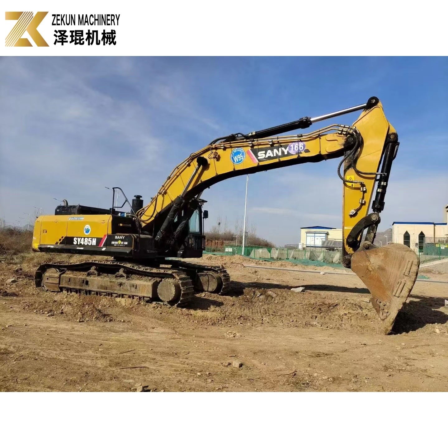 Big Construction Used Sany 485 Excavator SY485H 48 Ton With SANY 6WG1X ...