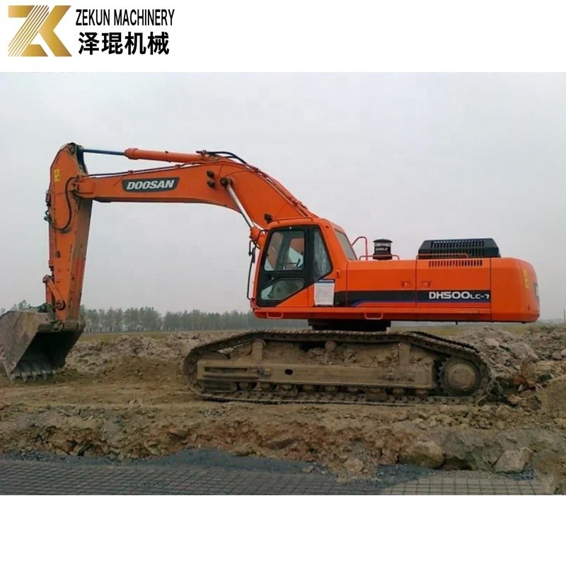 DH500 50T Used Doosan 500 Excavator DH500LC-7 Heavy Duty Equipment