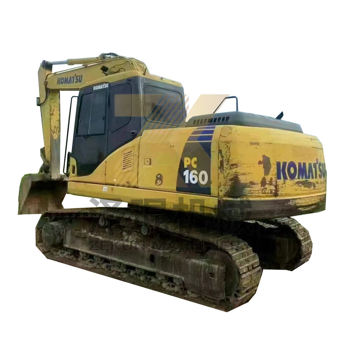 Komatsu PC160 16 Ton Excavator Original Used Machine with Low Working ...